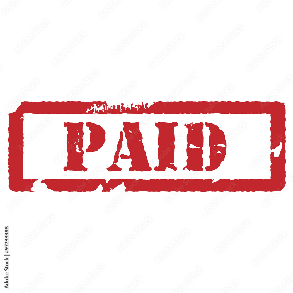 Paid Stamp Vector