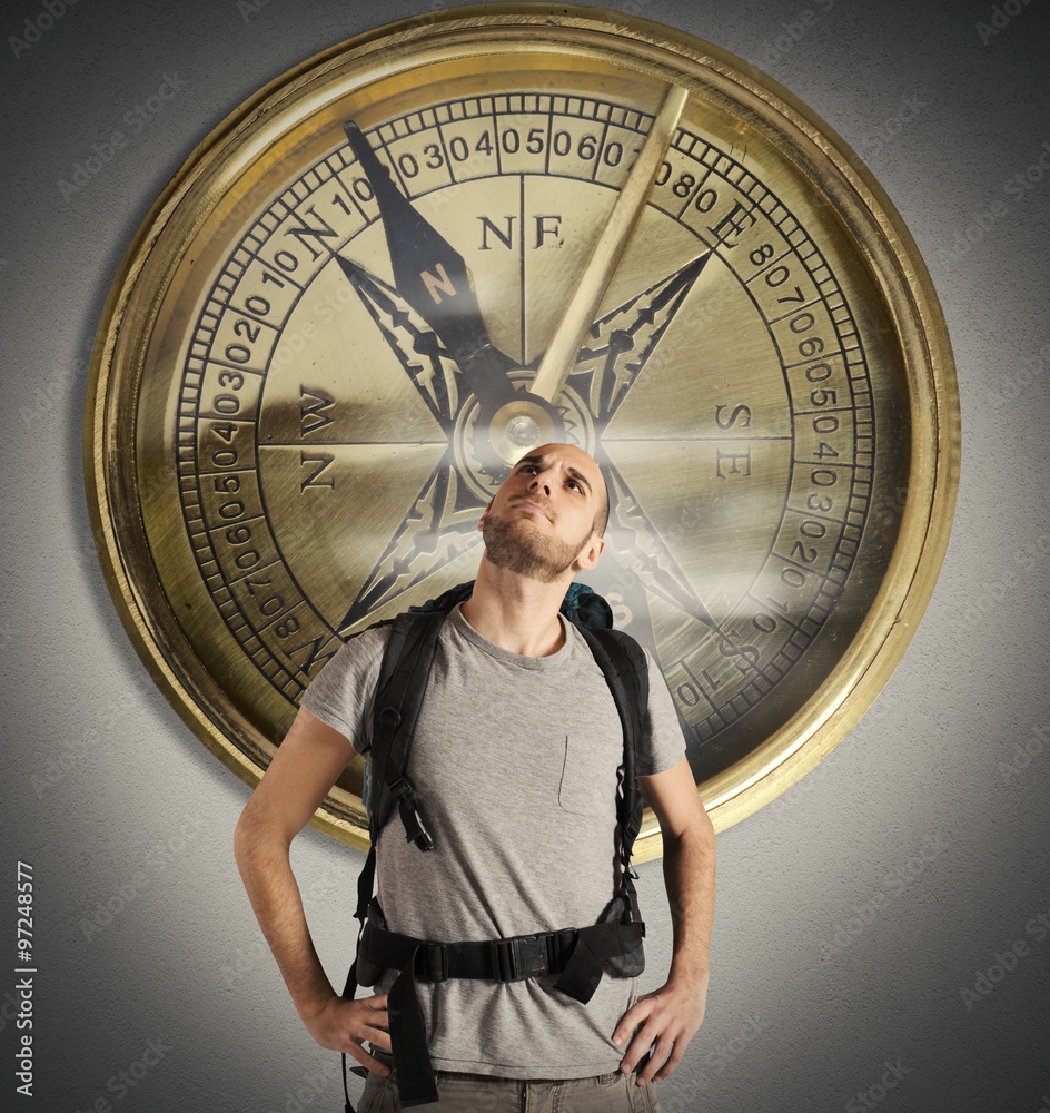 Compass of explorer foto de Stock | Adobe Stock