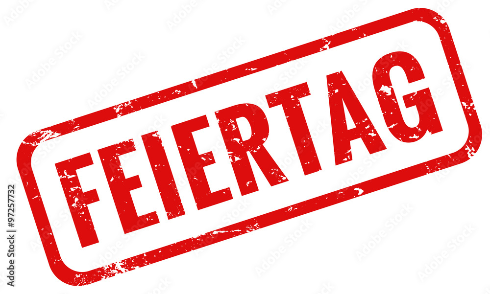 Feiertag Stempel rot Stock-Vektorgrafik | Adobe Stock