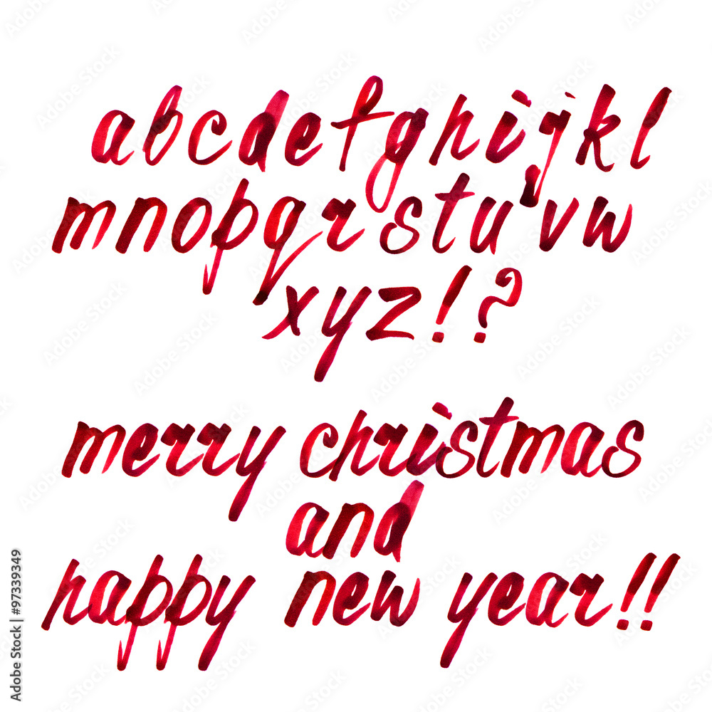 New Years In Cursive