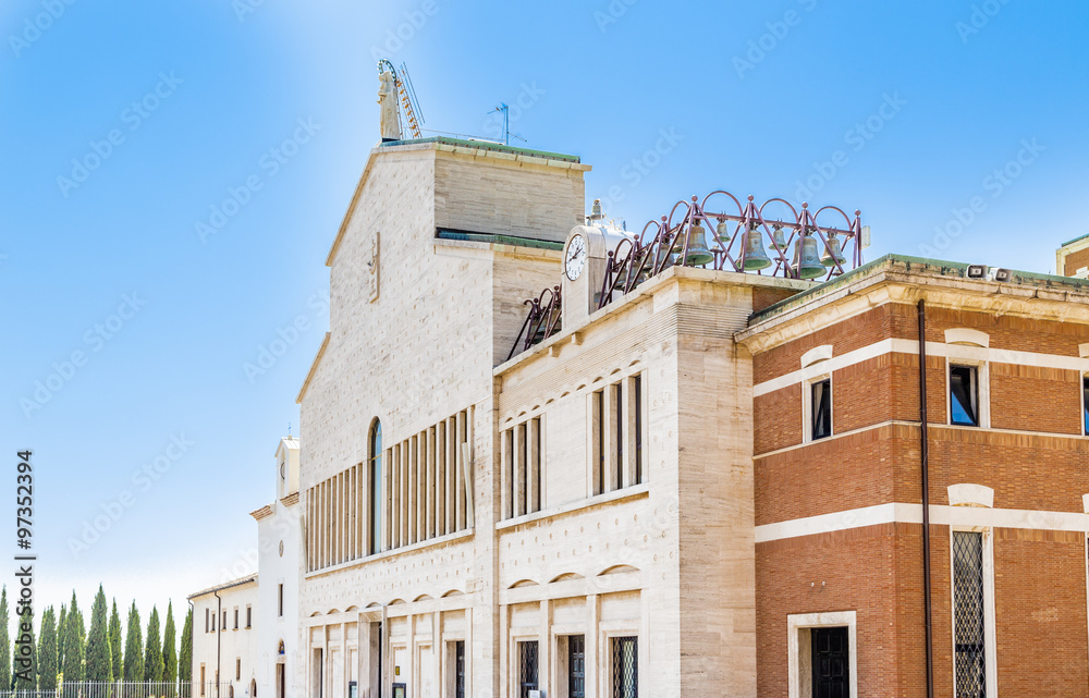 Shrine of Saint Father Pious Stock Photo | Adobe Stock