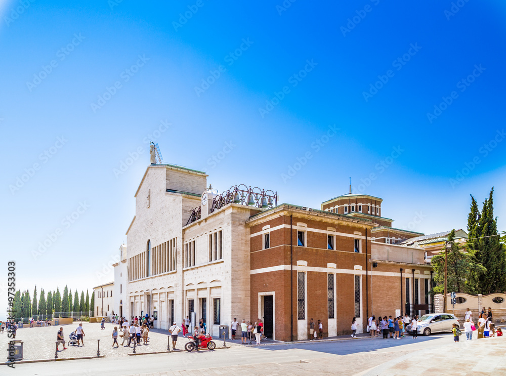 Shrine of Saint Father Pious Stock Photo | Adobe Stock