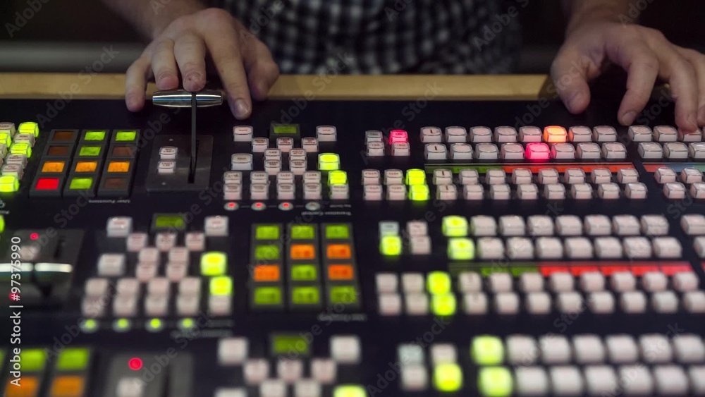 Broadcast Tv Studio Production - Vision Switcher Studio Director ...