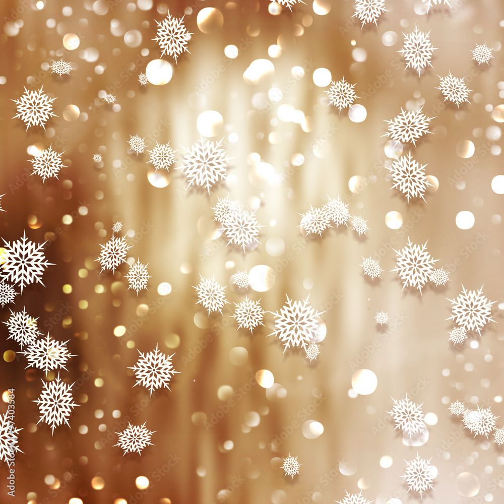 Christmas snowflakes Stock Illustration | Adobe Stock