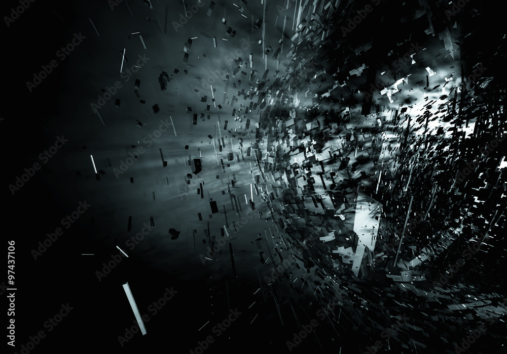 3d explosion background Stock Illustration | Adobe Stock