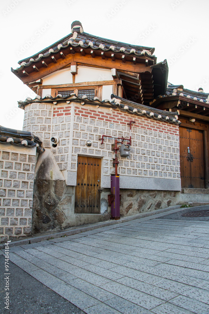 Bukchon Hanok village in Seoul, South Korea Stock Photo | Adobe Stock