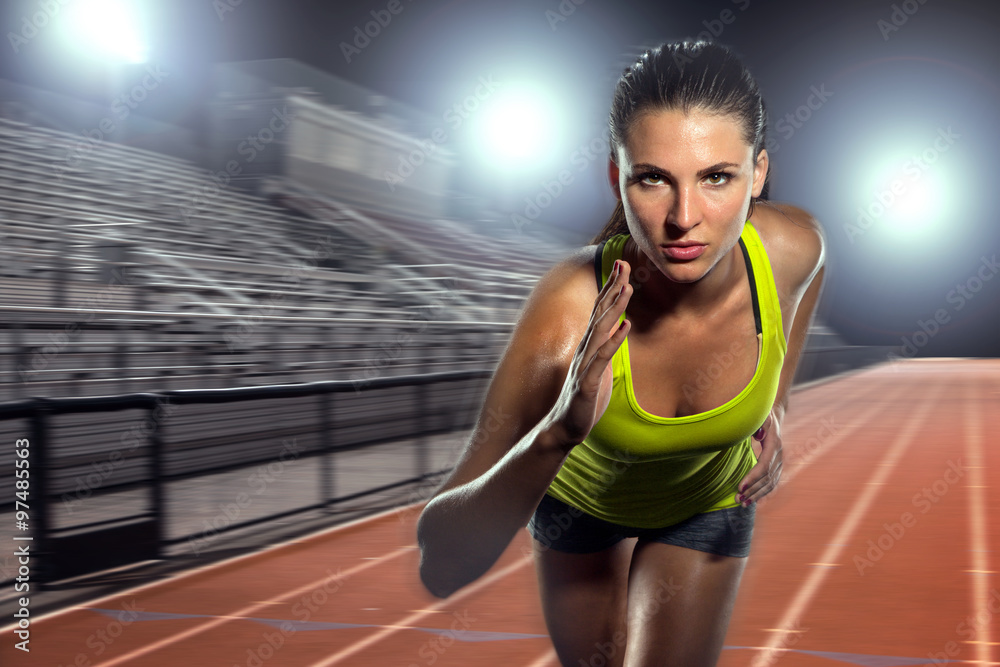 Female Sprinter Physique