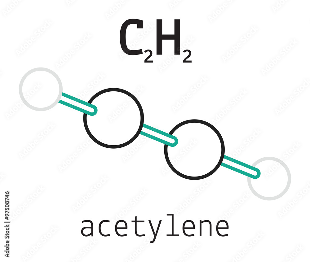 Acetylene Molecule