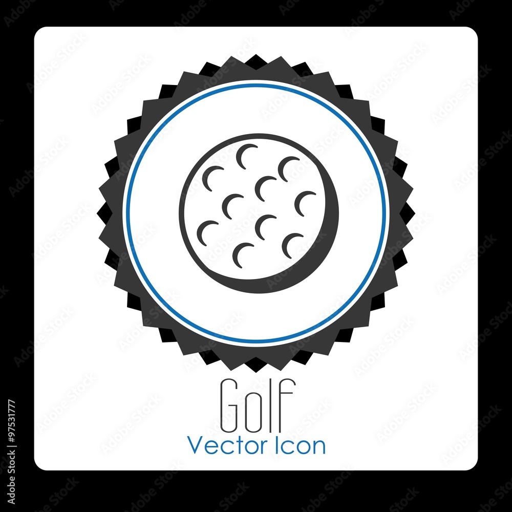 golf club design Stock Vector | Adobe Stock