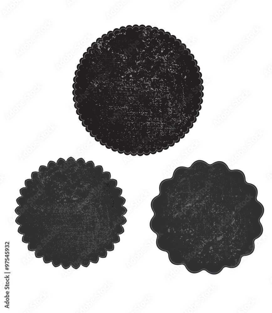 grunge stamp black template vector with textures Stock Vector | Adobe Stock