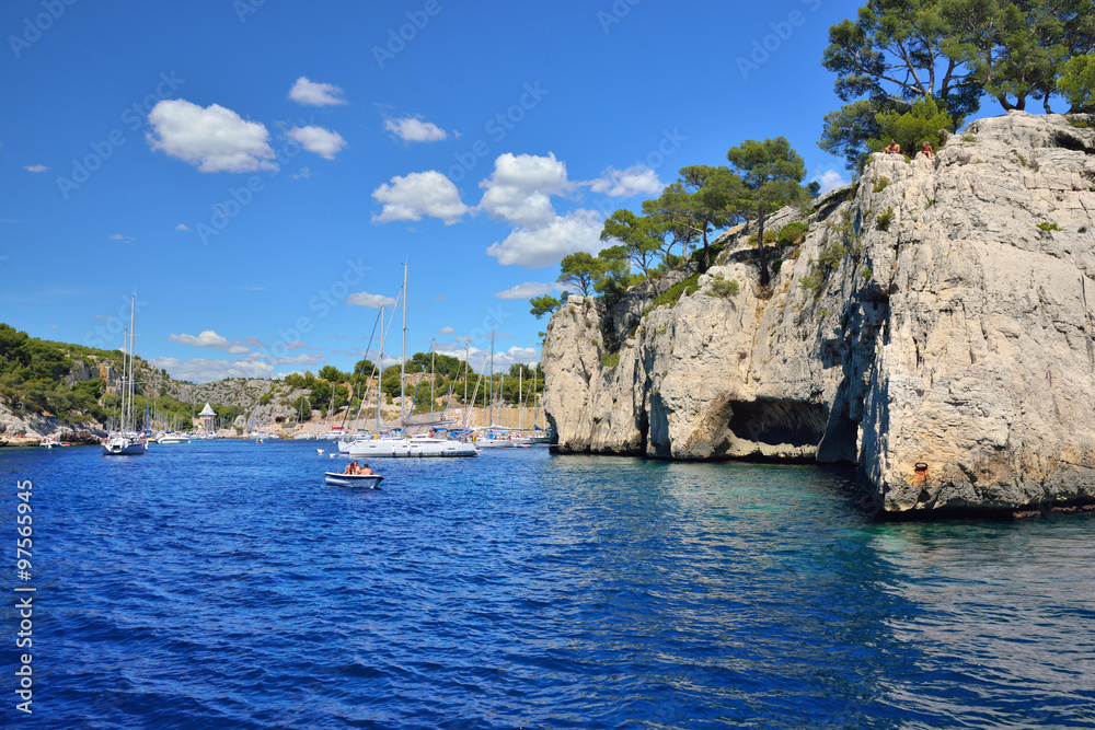 Calanques, Cassis, France Stock Photo | Adobe Stock