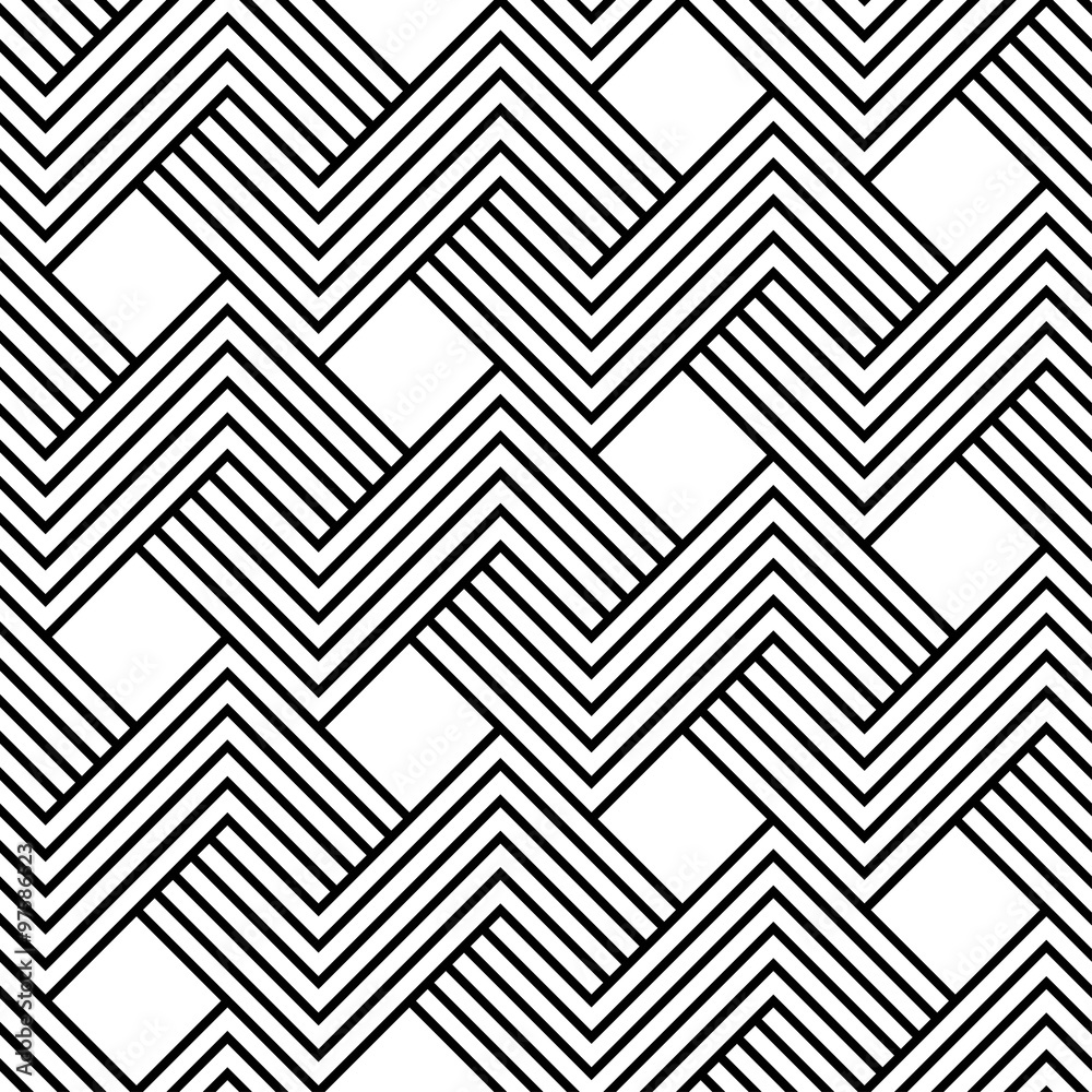 Vector seamless texture. Geometric abstract background. Repeating a ...