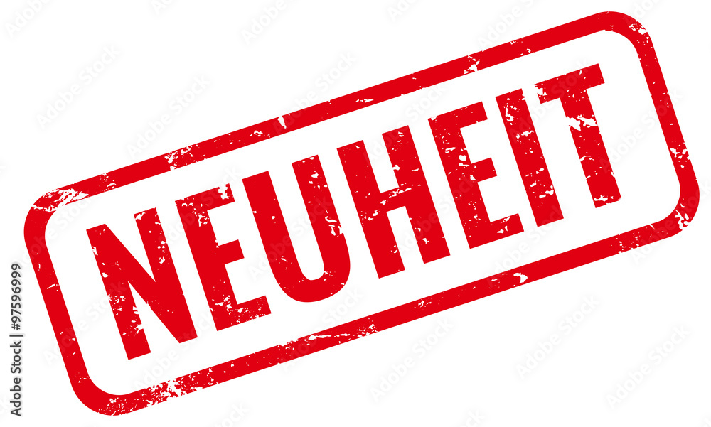 Neuheit Stempel rot Stock-Vektorgrafik | Adobe Stock