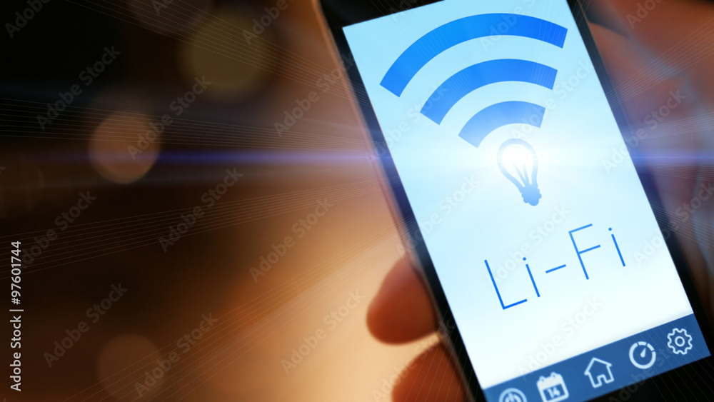 Li-Fi High Speed Wireless connection Stock Photo | Adobe Stock