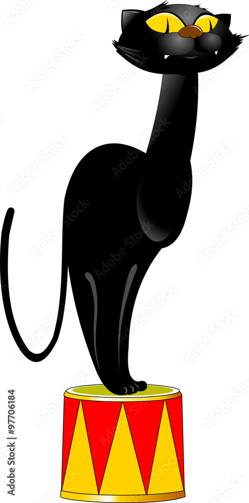 circus panther vector de Stock | Adobe Stock