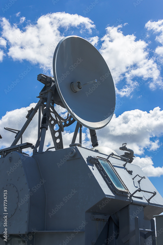 the main control tower on the uss intrepid nyc. a retired navy aircraft ...