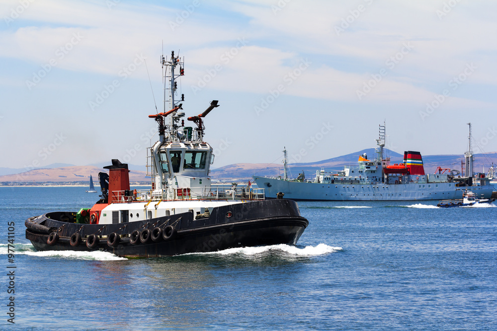 harbour tug boat Stock-Foto | Adobe Stock