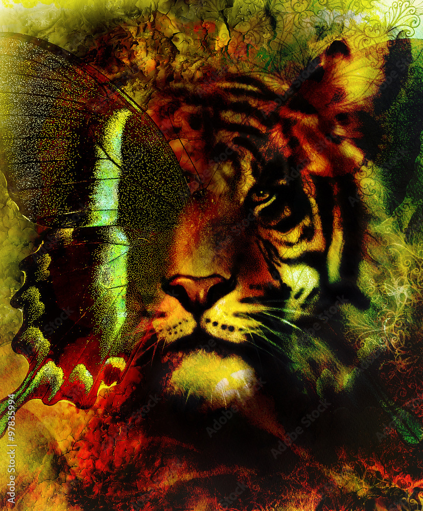 Winged Tiger Wallpaper