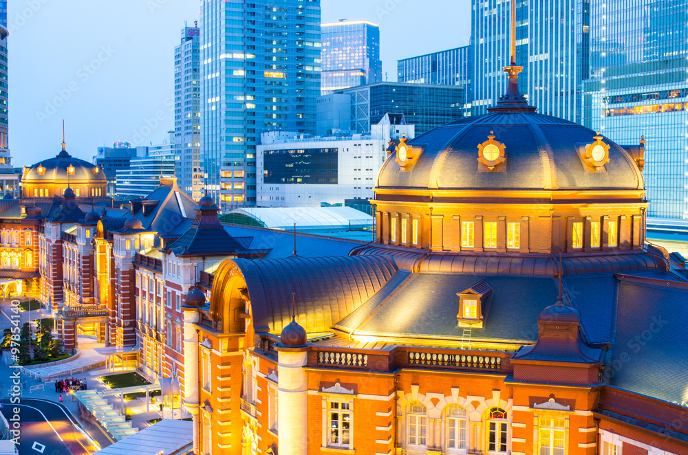 tokyo station,tokyo(prefectures),tourism of japan（東京駅） Stock Photo ...