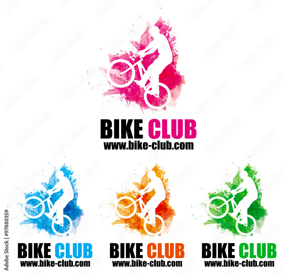 logo vélo Stock Vector | Adobe Stock