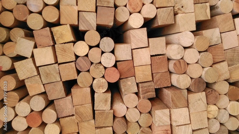 Wood Texture - square and circle section Background Stock Photo | Adobe ...