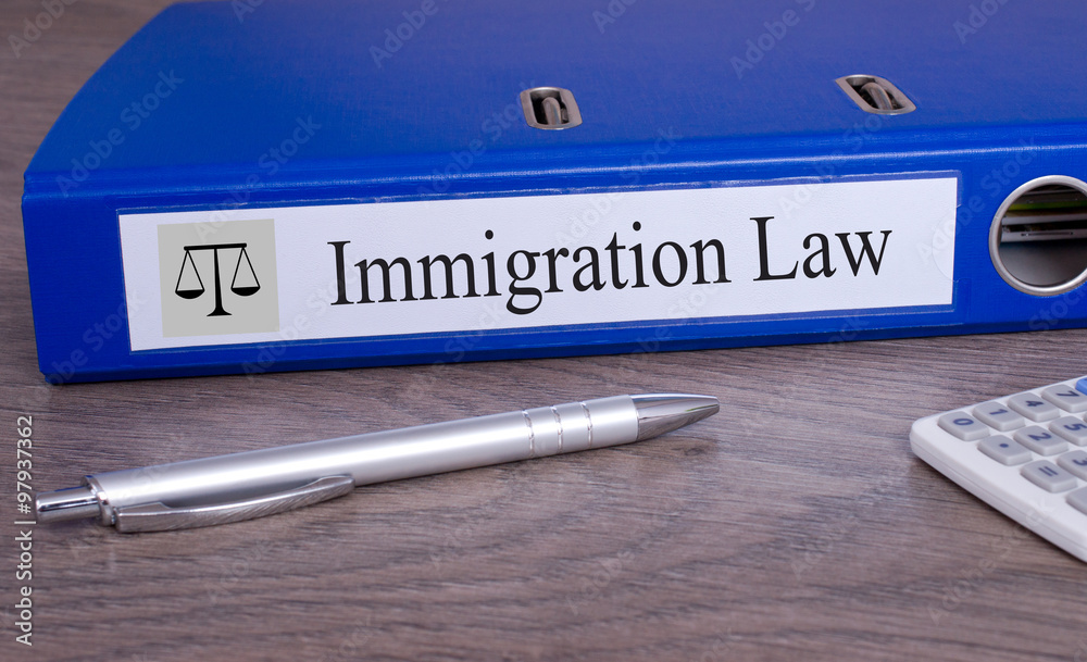 Immigration Law Binder in the Office Stock Photo | Adobe Stock