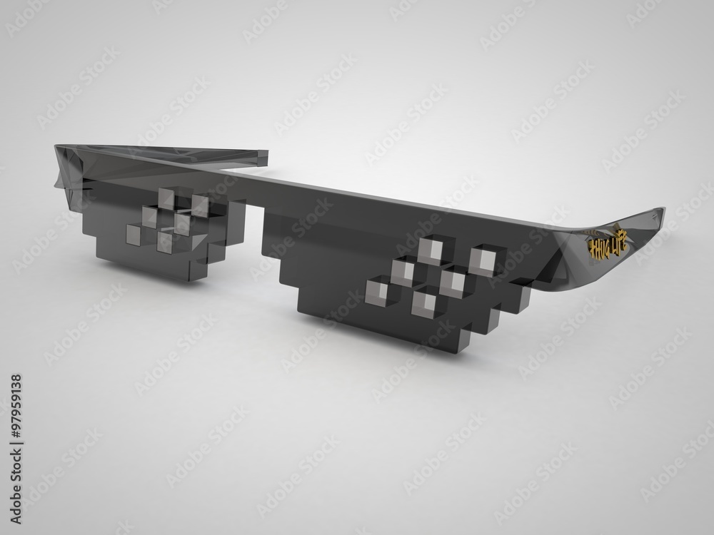 Thug life Glasses Stock Illustration | Adobe Stock
