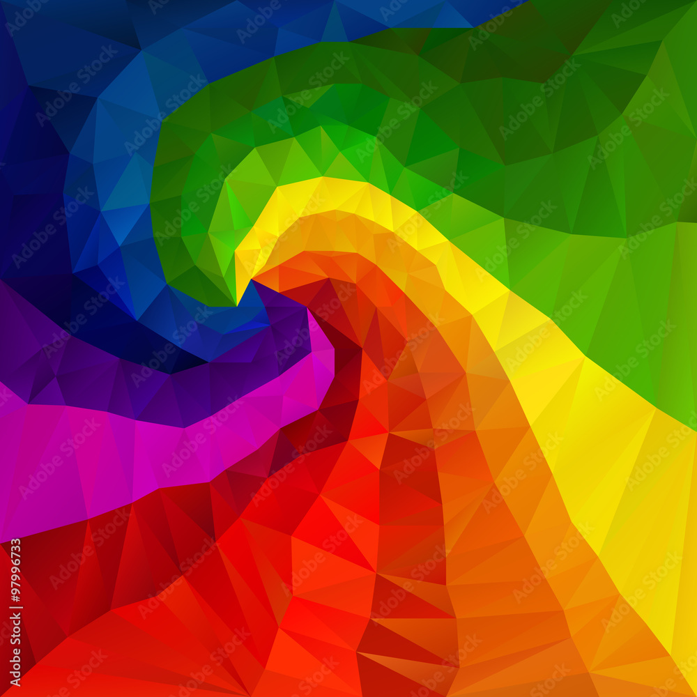 vector polygon background with irregular tessellation pattern ...