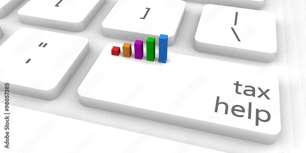 Tax Help Stock-Illustration | Adobe Stock