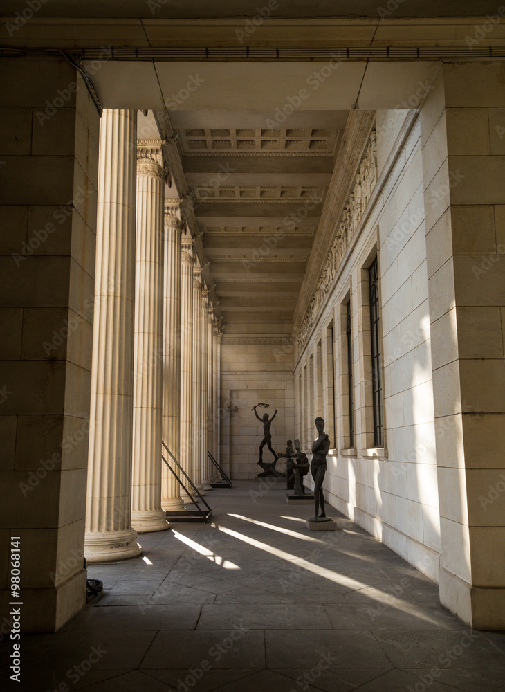 Vintage Columns Architecture Of Ancient Temple Stock Photo | Adobe Stock