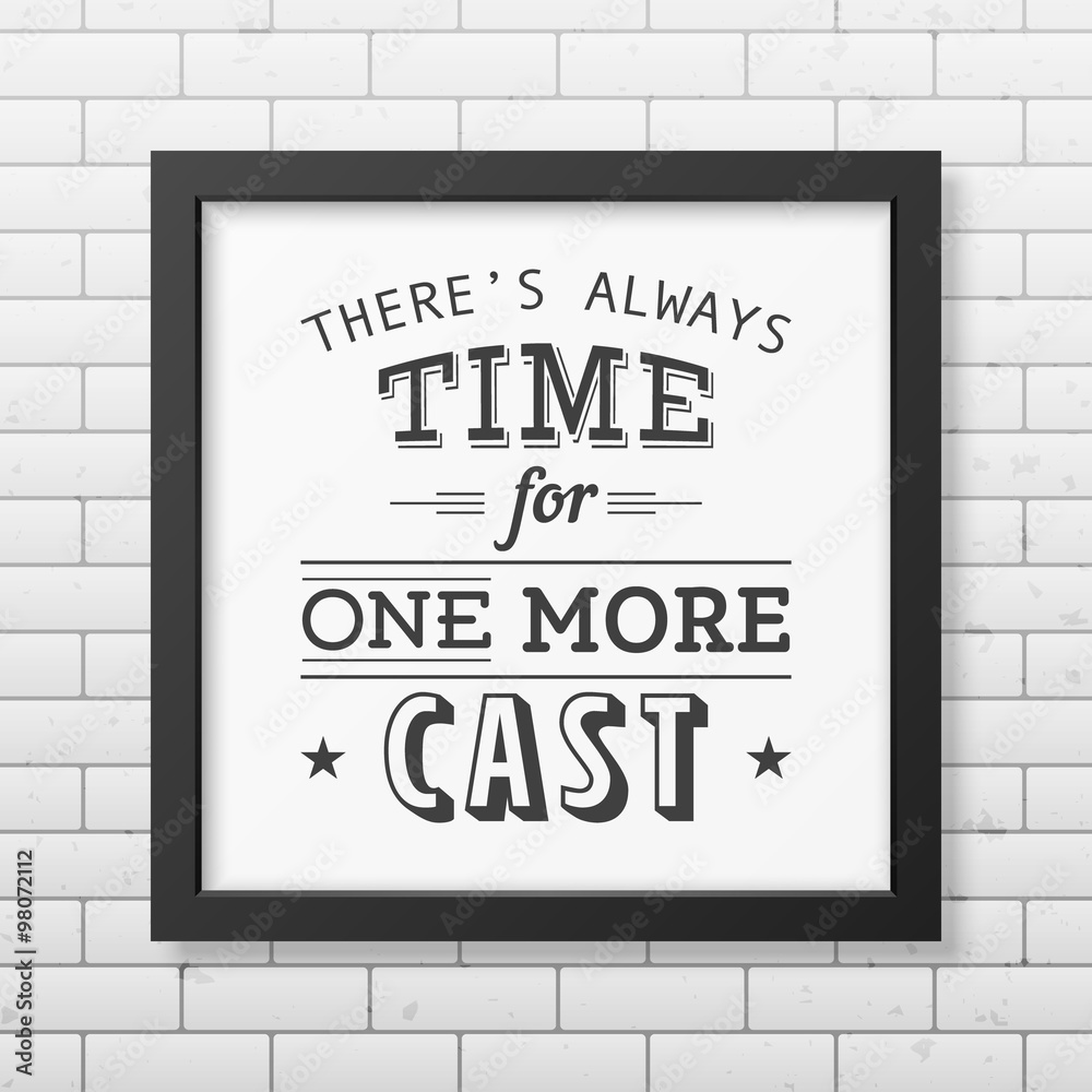 Quote typographical Background in the black frame Stock Vector | Adobe ...