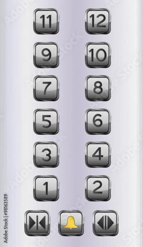 Elevator Button Panel Texture