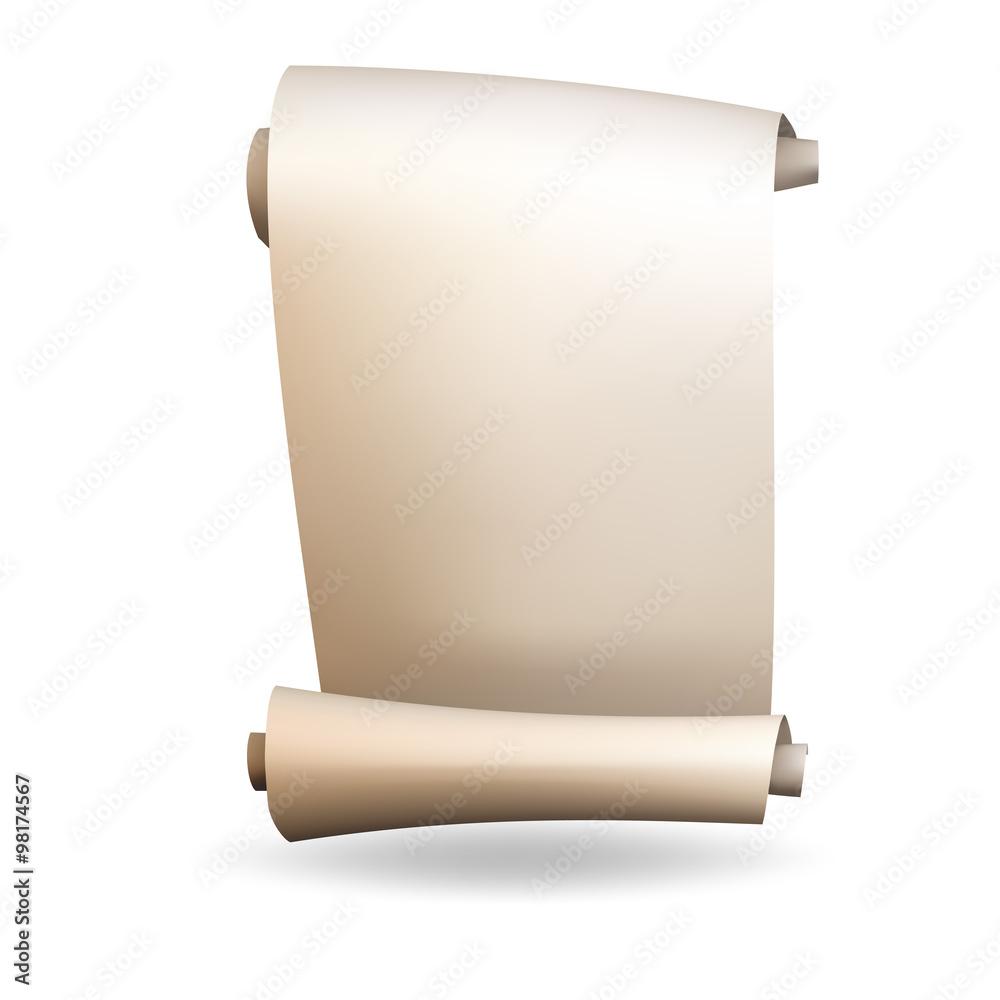 White Paper Scroll Design