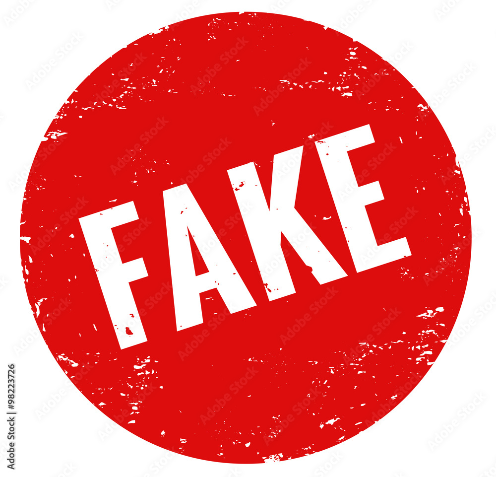 Fake Stempel rot Stock Vector | Adobe Stock