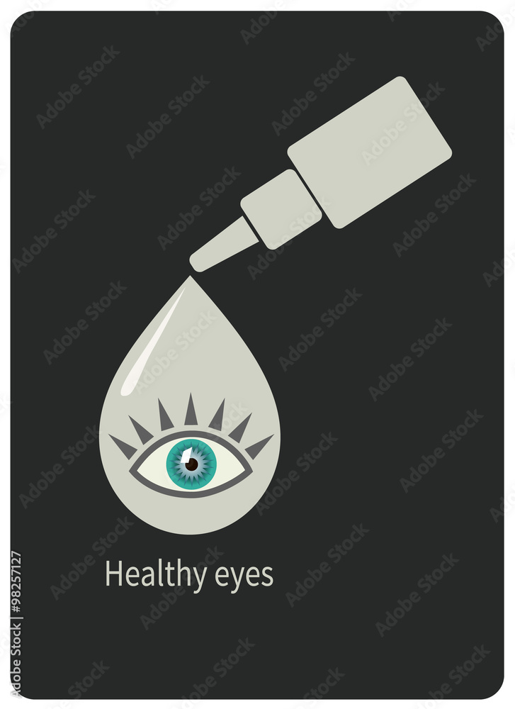 Healthy eyes Stock Vector | Adobe Stock