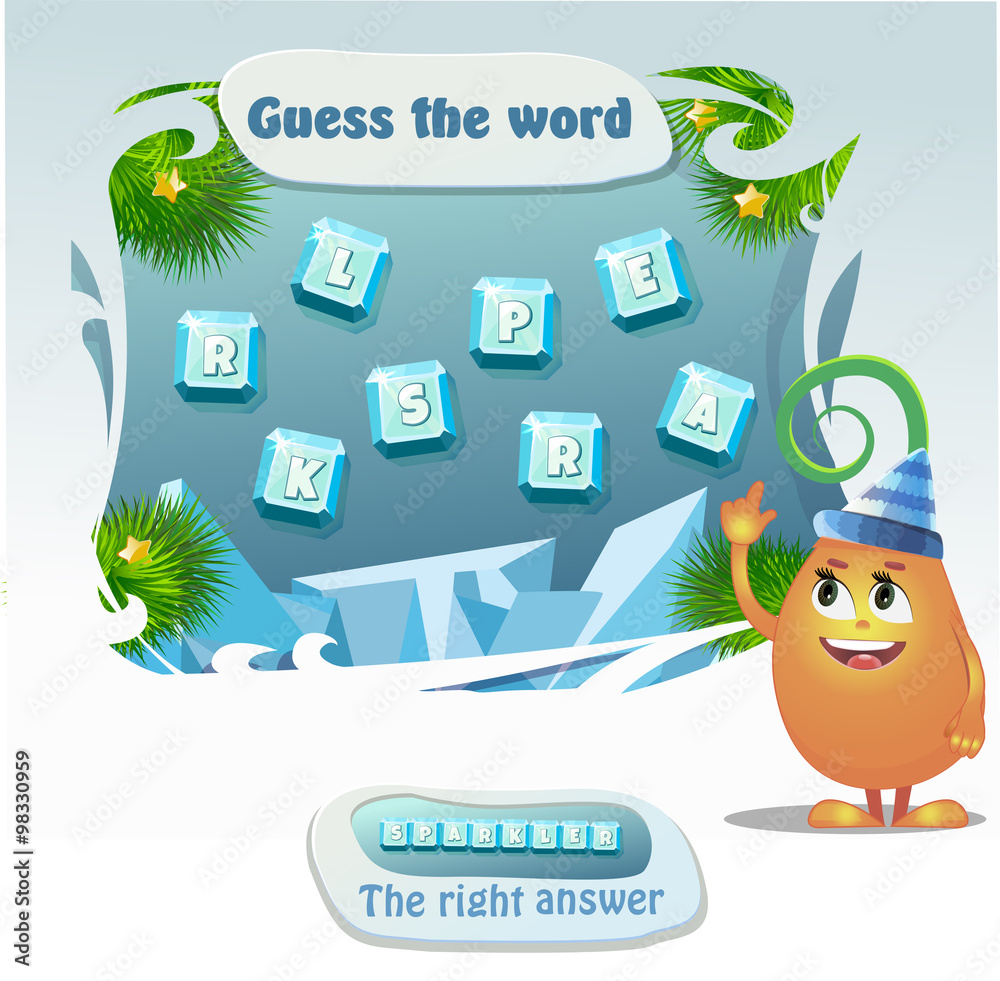 guess the word Stock Vector | Adobe Stock