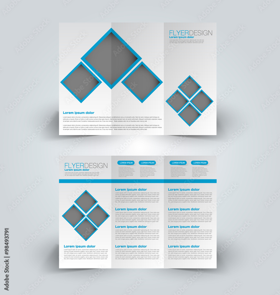Brochure design template. Abstract background. for business, education ...