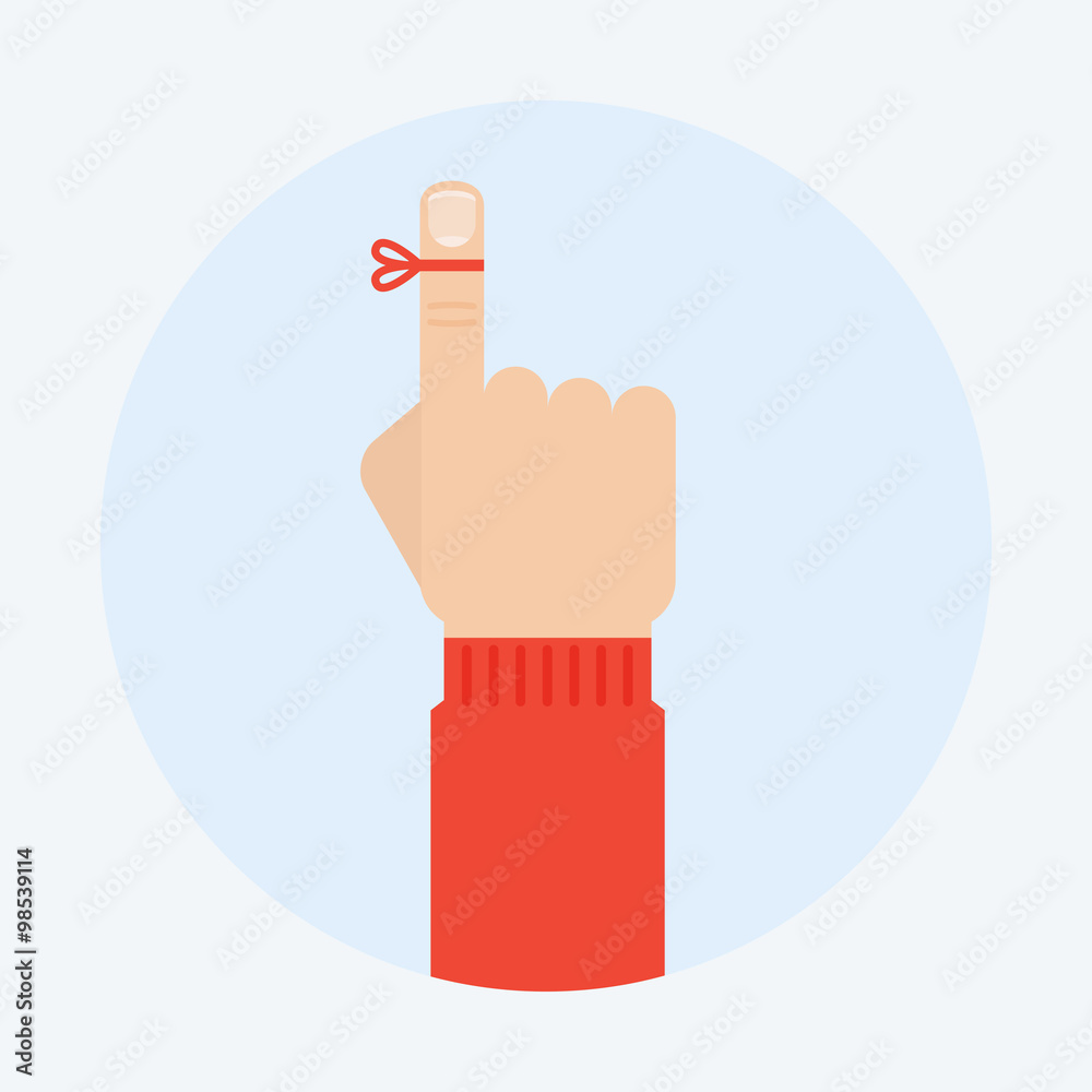 Reminder vector flat illustration vector de Stock | Adobe Stock