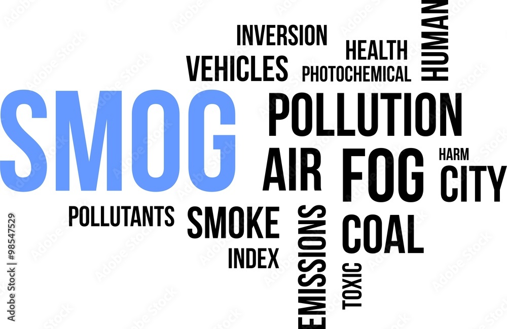 word cloud - smog Stock Vector | Adobe Stock