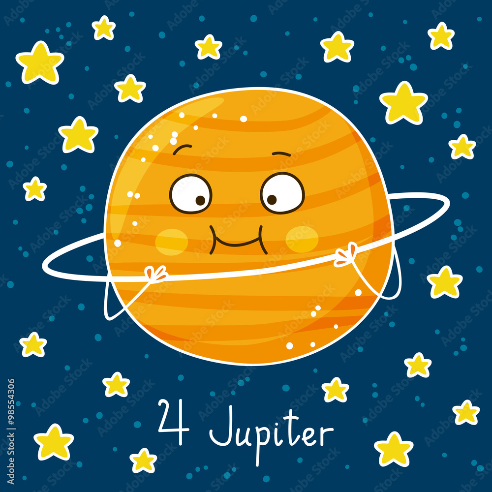 Planet Jupiter Cute