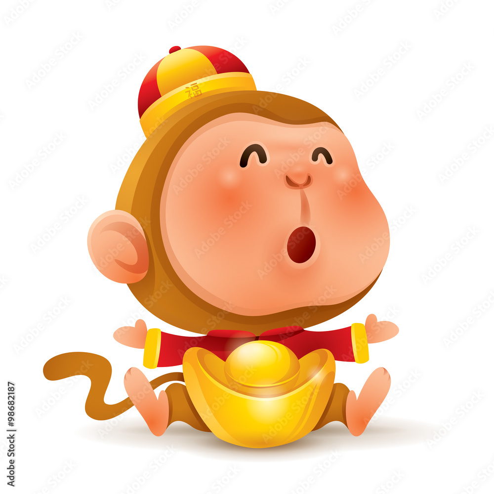 Chinese New Year Monkey Clipart Pictures