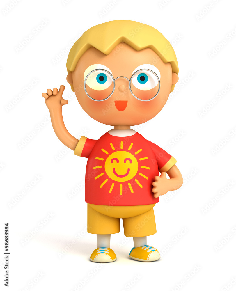 Smart Boy Clip Art