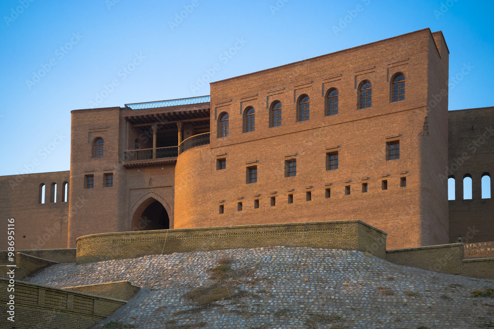 Ancient castle in Erbil city built by Ottomans Stock Photo | Adobe Stock