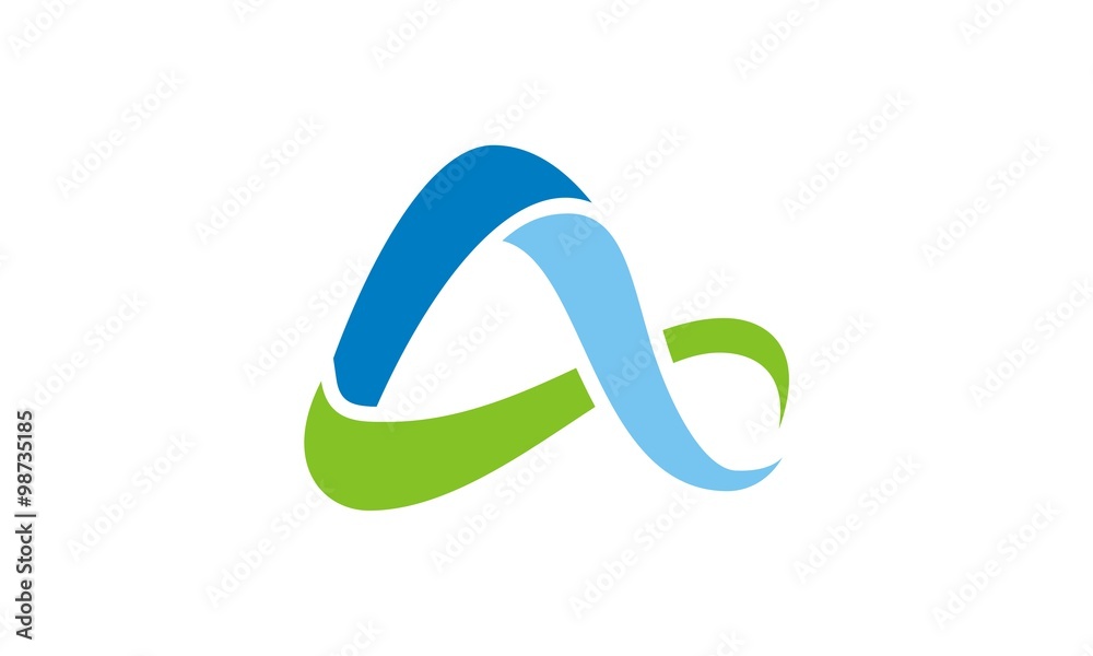 letter A abstract alpha vector logo Stock Vector | Adobe Stock