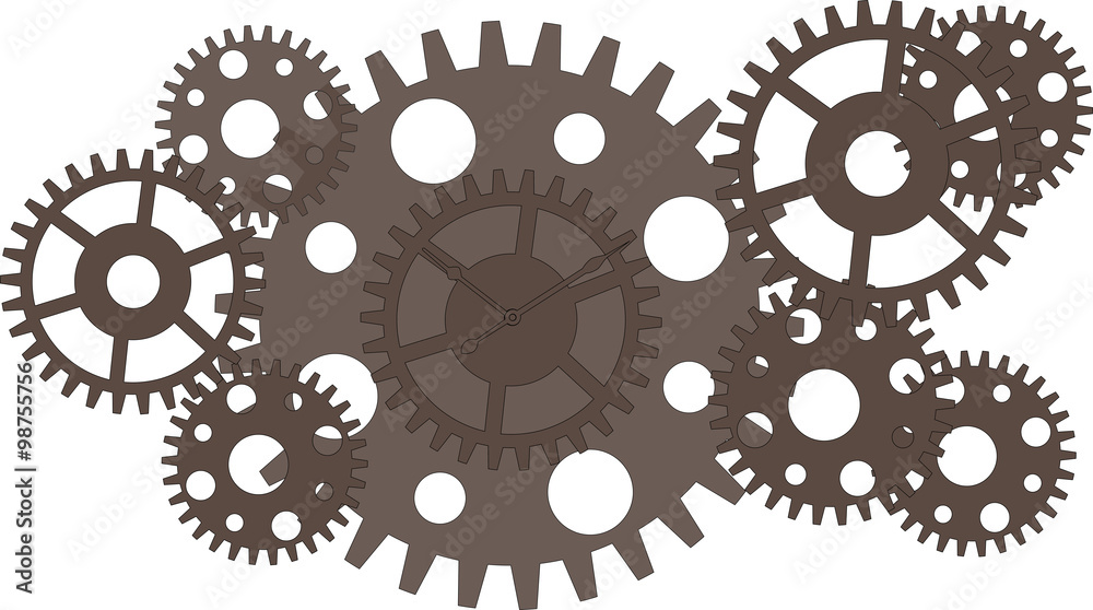 Gears Stock Vector | Adobe Stock