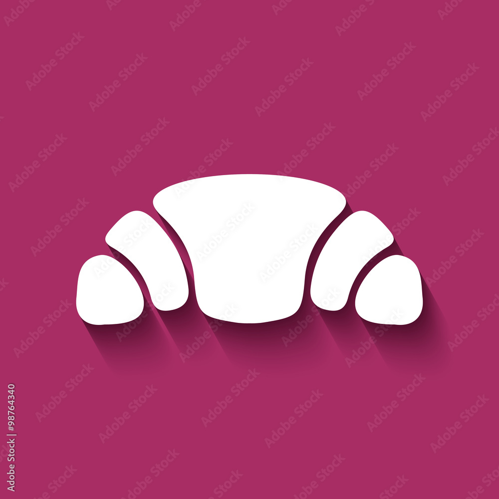 Logo croissant. Stock Vector | Adobe Stock