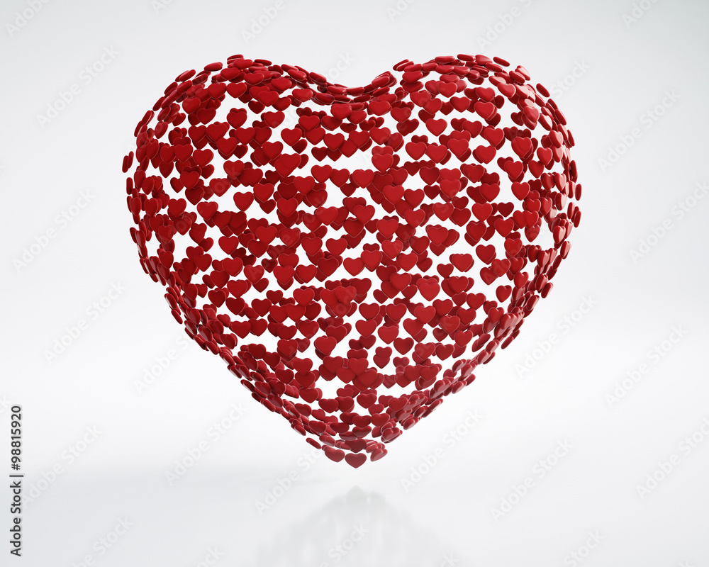 Herzen in Herzform 2 ilustración de Stock | Adobe Stock