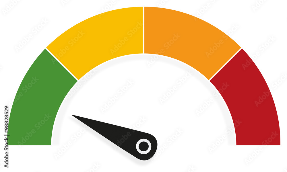 Tacho Stock-Vektorgrafik | Adobe Stock