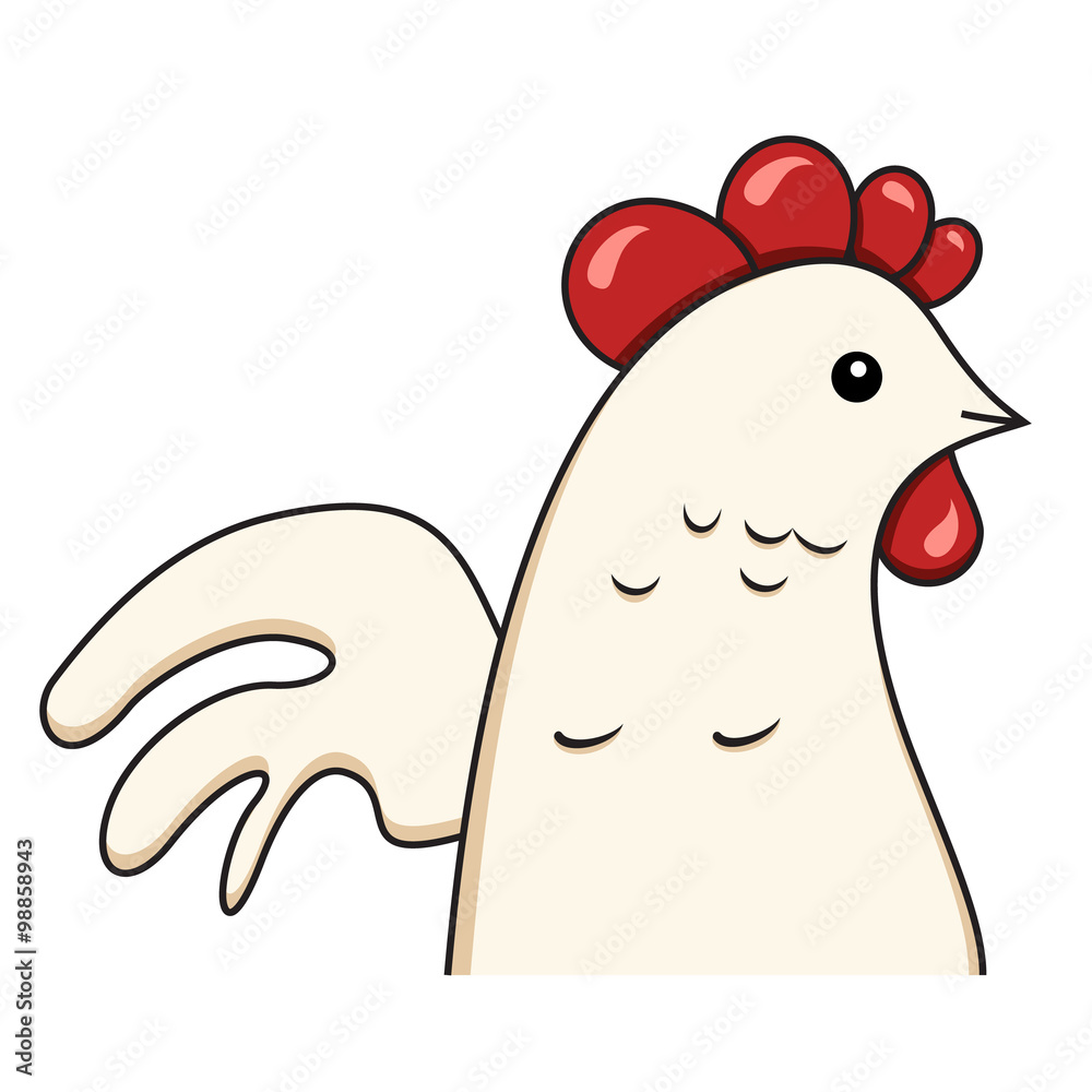 Huhn - Illustration Stock Vector | Adobe Stock