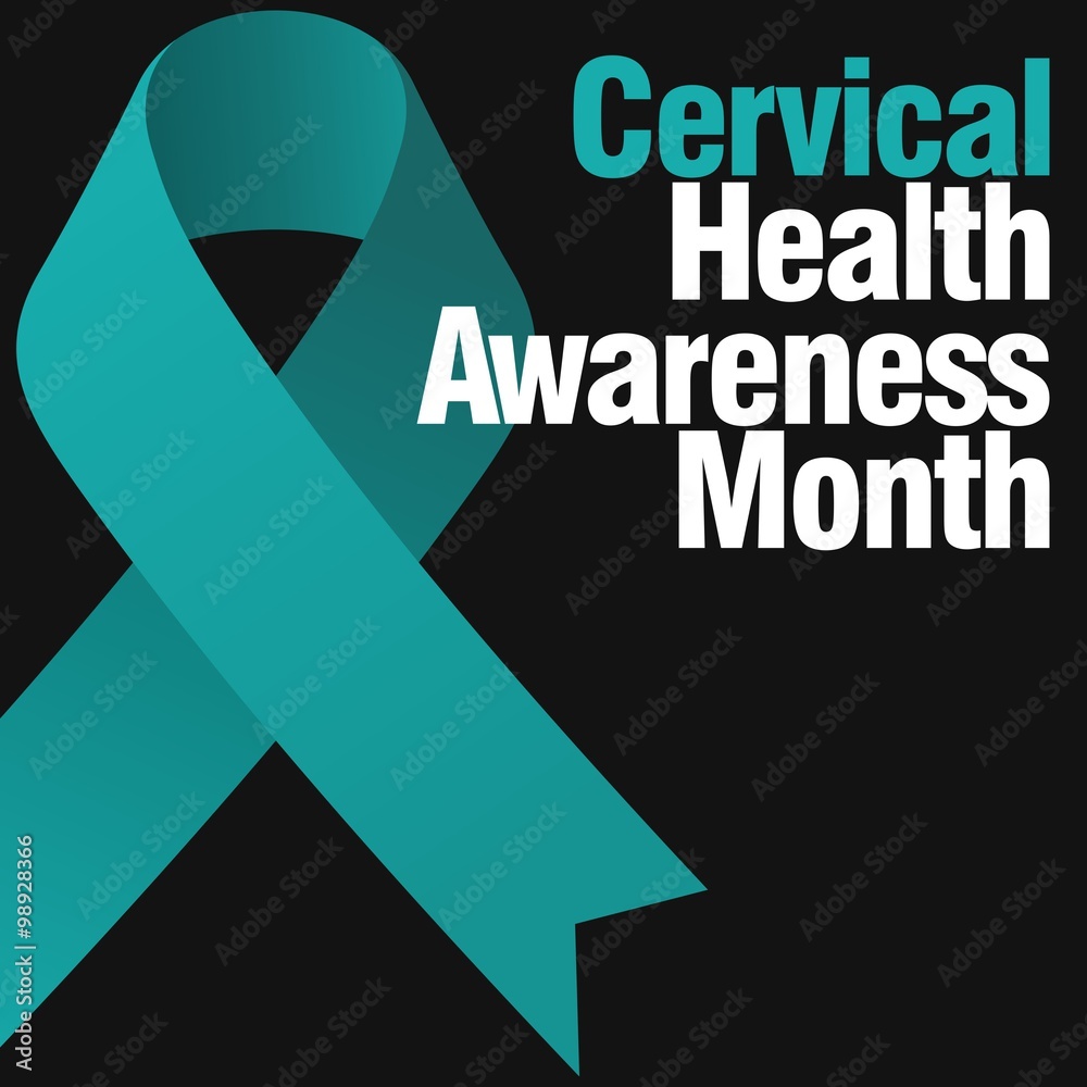 Cervical Health Awareness Month Vector Template Stock Vector Adobe Stock